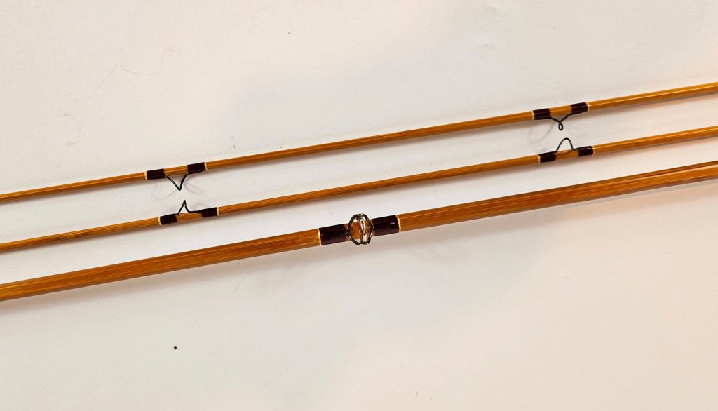 WRW 7’6″ 5wt bamboo fly rod with Rattan grip | Weymouth Rod Works